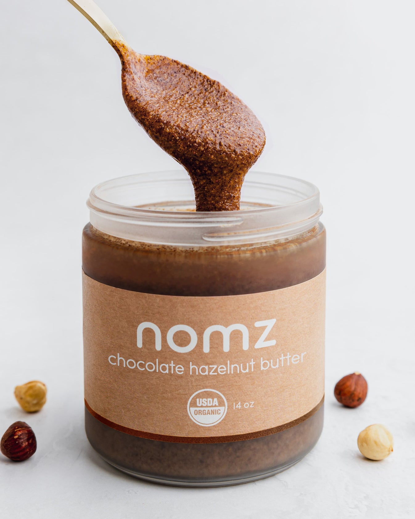 organic chocolate hazelnut butter | nomz