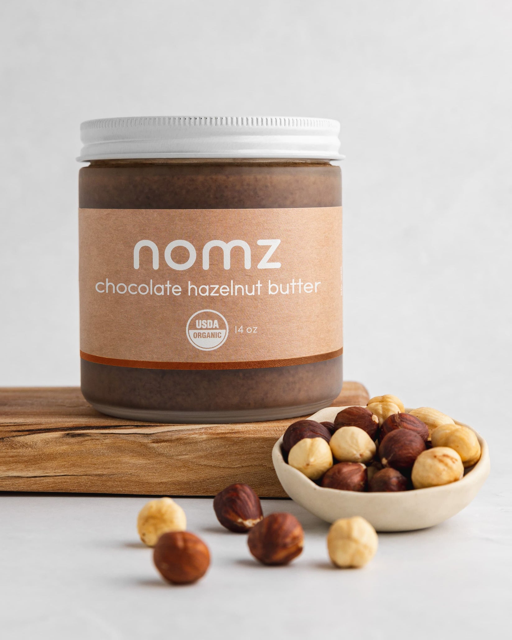organic chocolate hazelnut butter | nomz